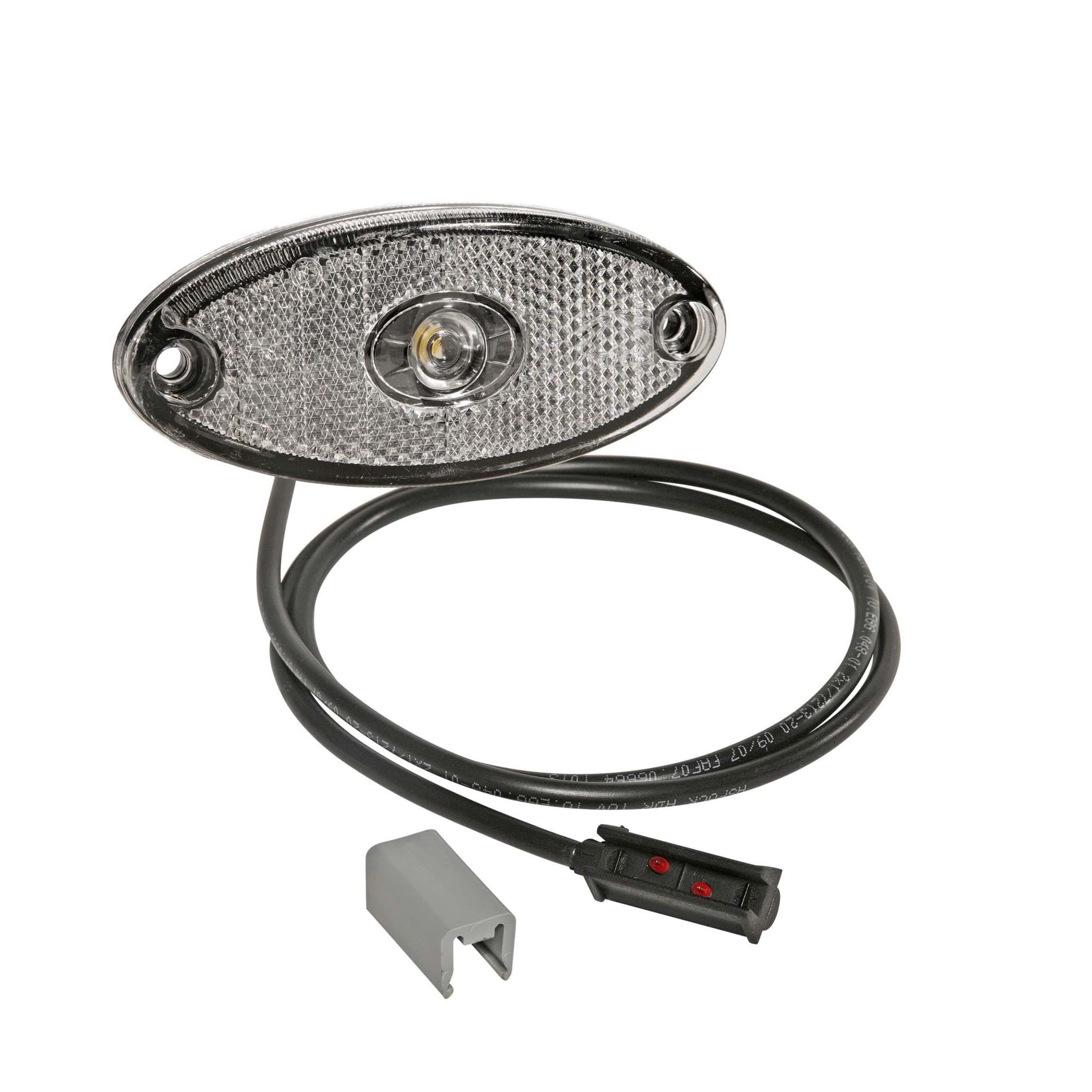 CLEAR LED MARKER LAMP (ASPOCK) - Expert Trucks